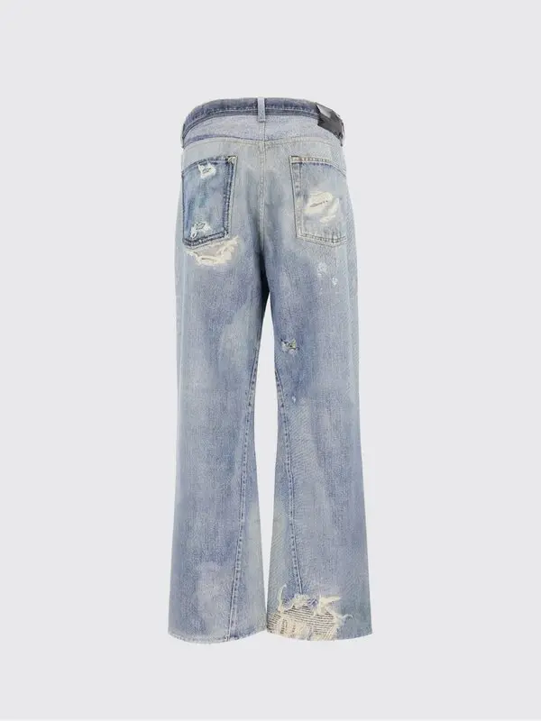 Our Legacy Distressed Wide-leg Jeans