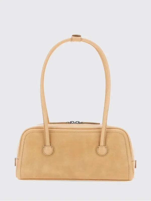 MARGESHERWOOD Aged Leather Boston Bag - Cocoa
