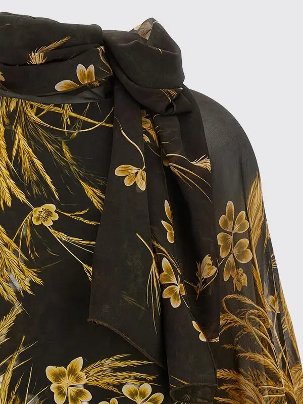 F.R.S FOR RESTLESS SLEEPERS Printed Silk Blouse