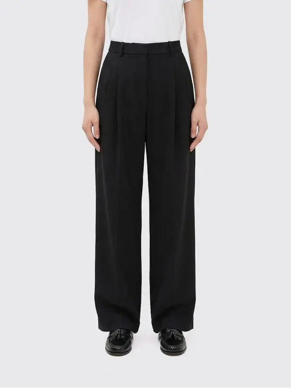 AMI Paris Virgin Wool Palazzo Trousers