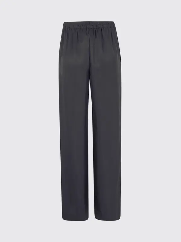 Loulou De Saison Satin Palazzo Trousers - Black