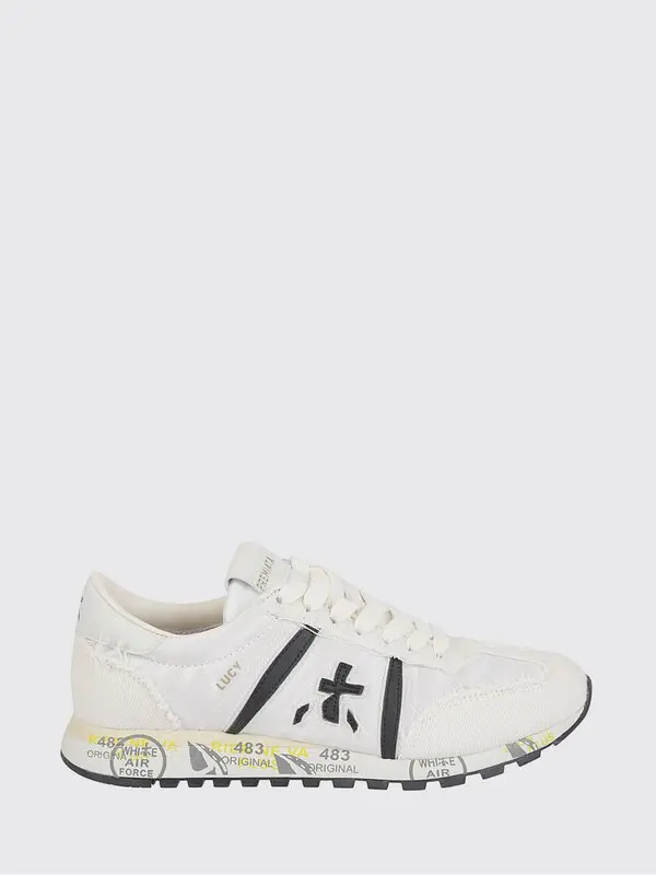 Premiata Lucy Cotton Twill And Nylon Trainers