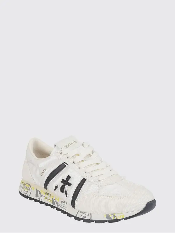 Premiata Lucy Cotton Twill And Nylon Trainers
