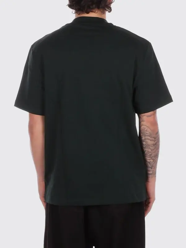Fred Perry Cotton T-shirt With Logo - Green