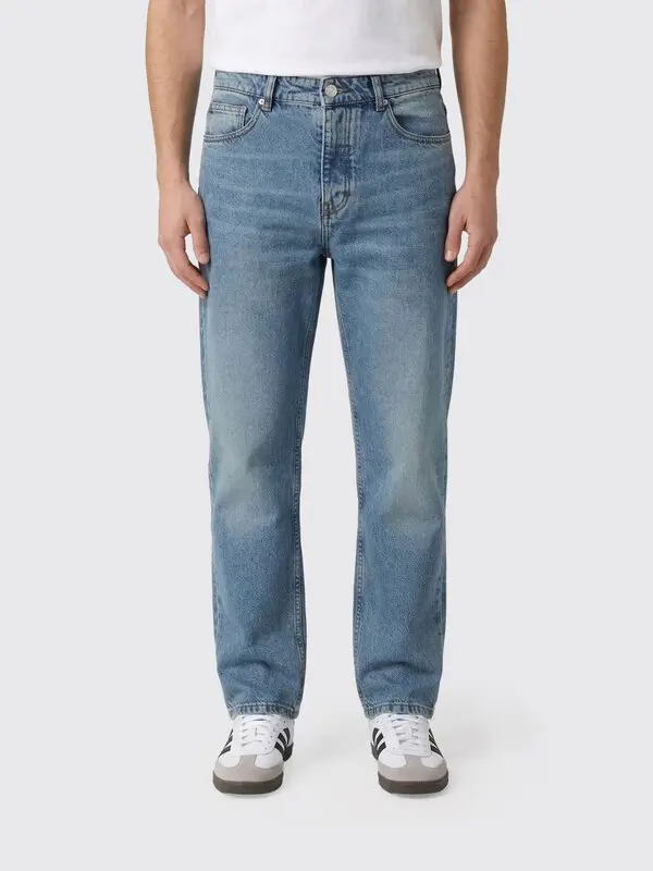AMI Paris Straight Jeans In Cotton Denim