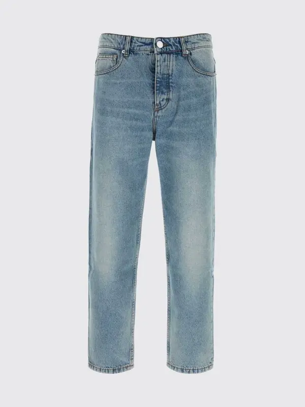 AMI Paris Straight Jeans In Cotton Denim