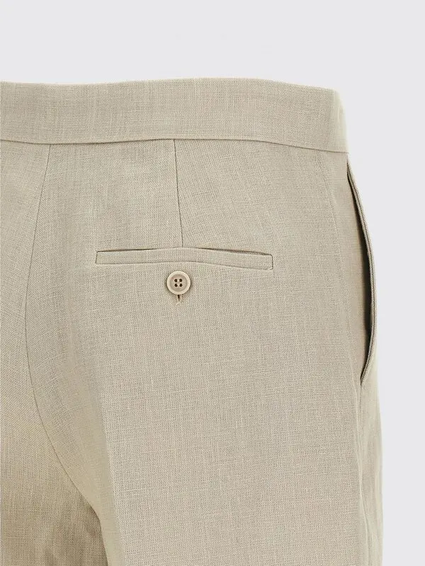 Max Mara Classic Linen Shorts