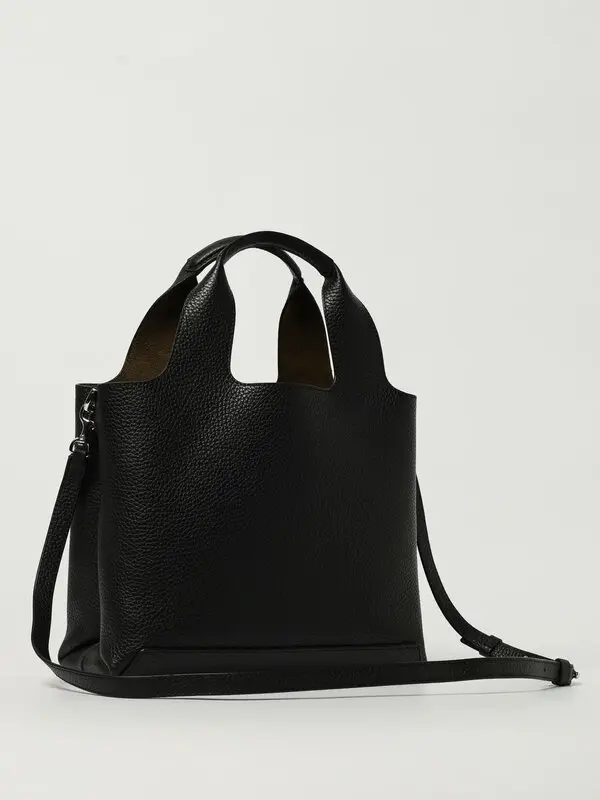 Hogan Textured Leather Handheld Bag