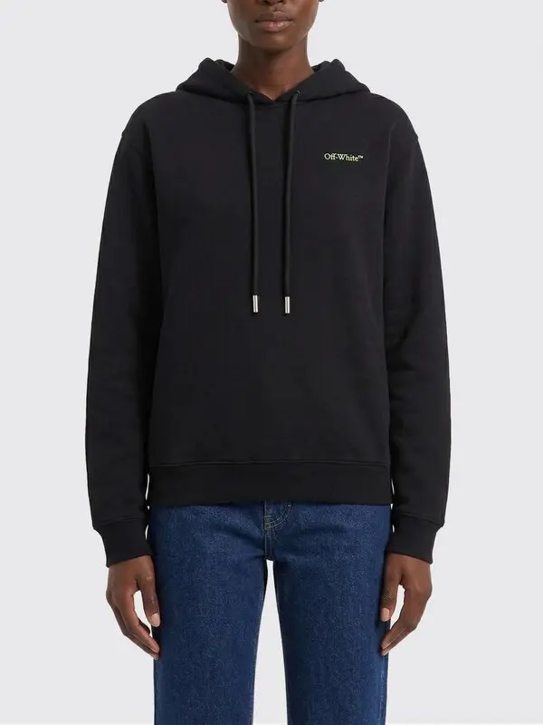 Off-White Cotton Hoodie