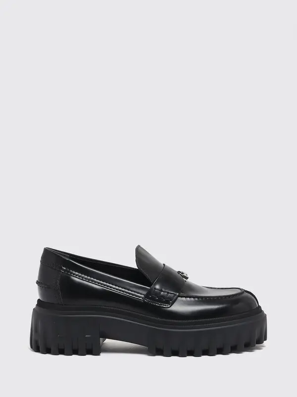 Hogan Loafers With Platform Sole - Black