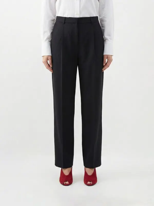 TOTEME Classic Trousers In Wool Blend