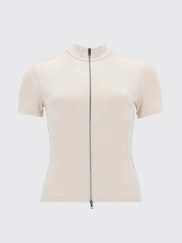 Alexander Wang Stretch Viscose Zip Top - Ivory