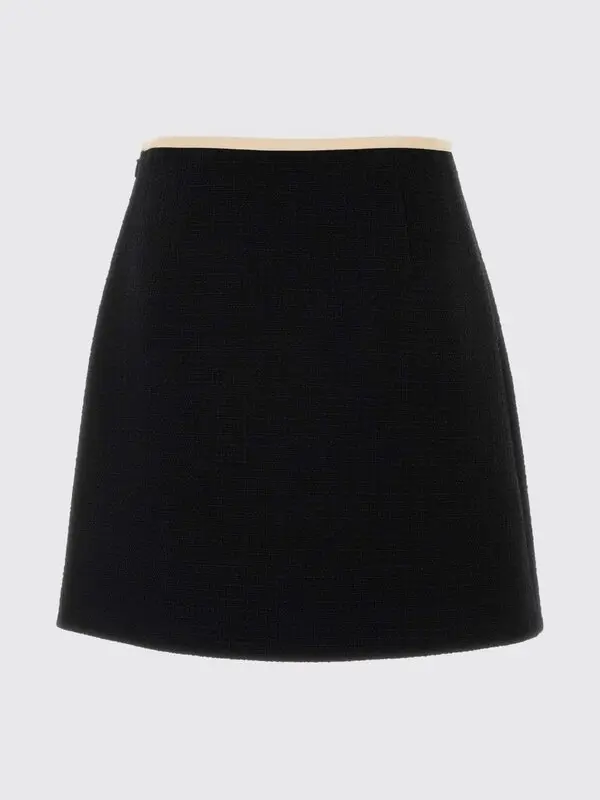 Valentino Garavani Virgin Wool Mini Skirt With Bow