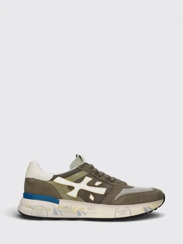 Premiata Mick Suede And Nylon Sneakers