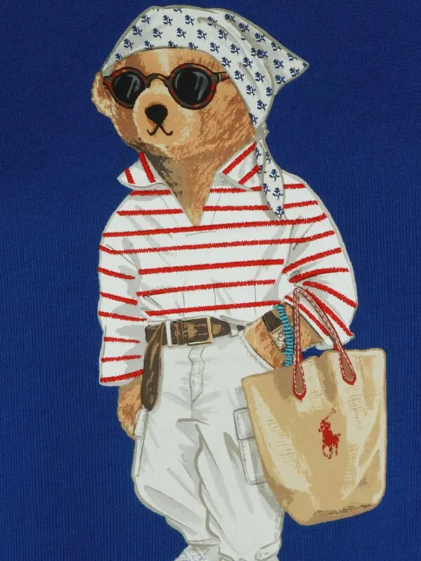 Polo Ralph Lauren Teddy Bear Print Cotton Sweatshirt
