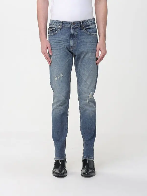 Versace Stretch Denim Slim Fit Jeans - Blue