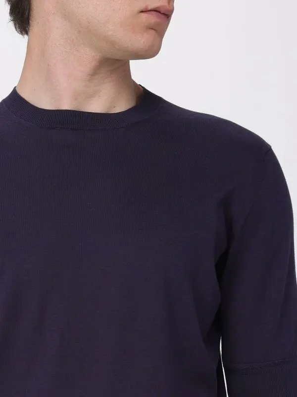 PT TORINO Short-sleeved Cotton Crew Neck Sweater