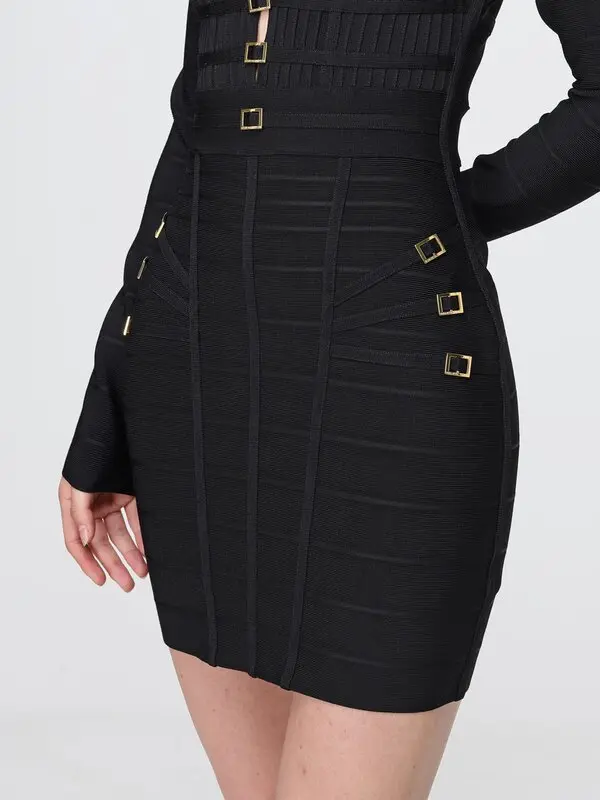 Elisabetta Franchi Stretch Jersey Mini Dress