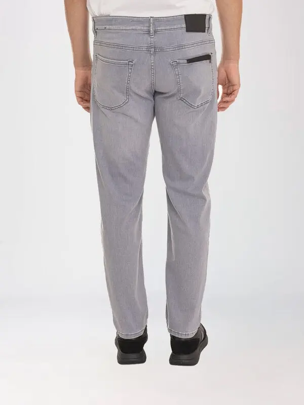 BOSS Cotton Denim Skinny Jeans - Grey