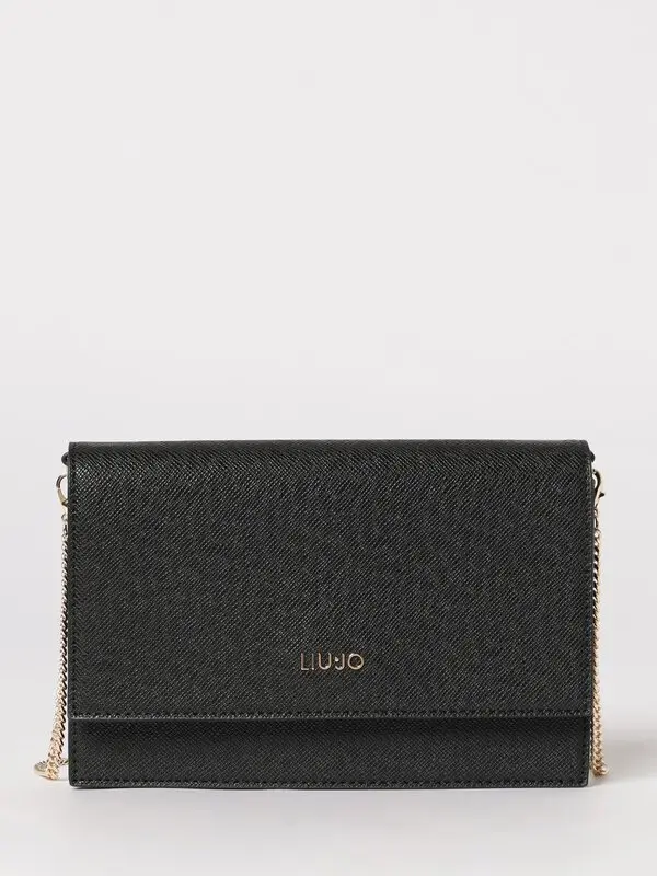 Liu Jo Saffiano Faux Leather Bag - Black