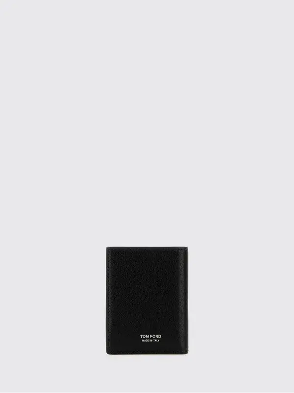 TOM FORD Natural Grain Leather Wallet