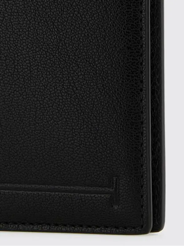 TOM FORD Natural Grain Leather Wallet