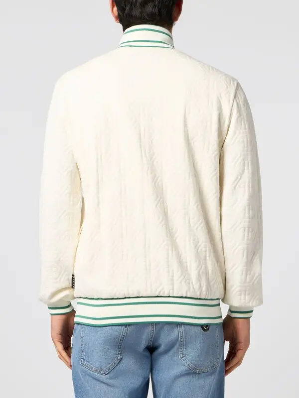 Philipp Plein Monogram Zip-up Jacket - White