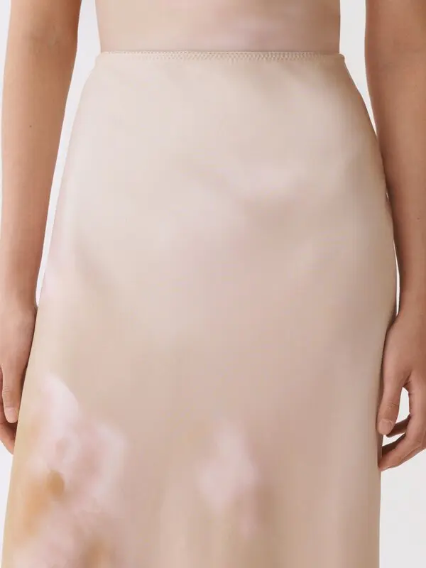 Fabiana Filippi Printed Silk Maxi Skirt