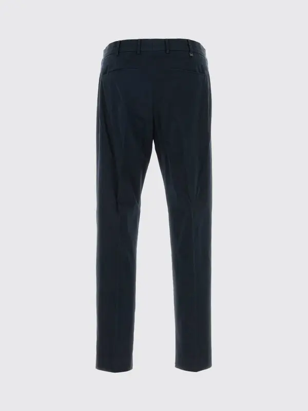 PT TORINO Stretch Cotton Tailored Trousers - Blue