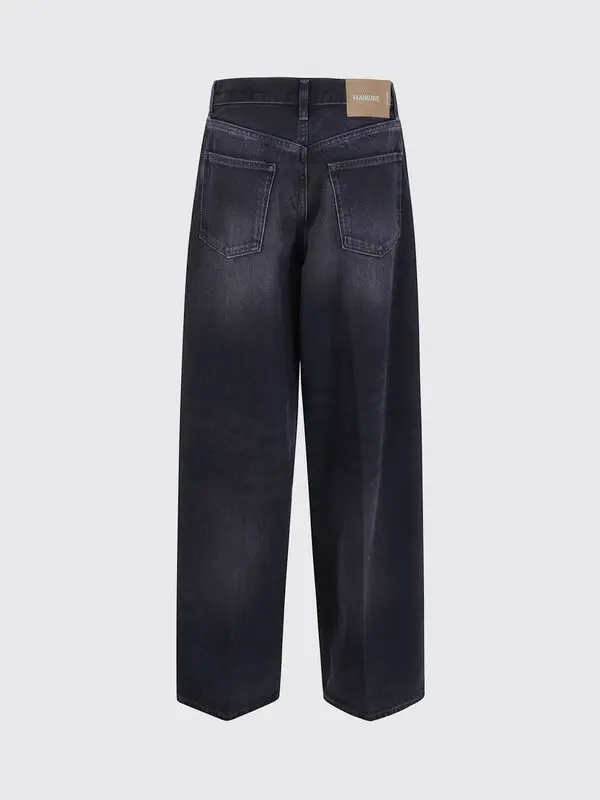HAIKURE Earl Mid-rise Wide-leg Jeans - Black 1