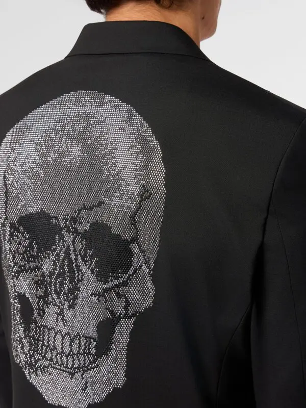 Philipp Plein Embellished Skull Blazer