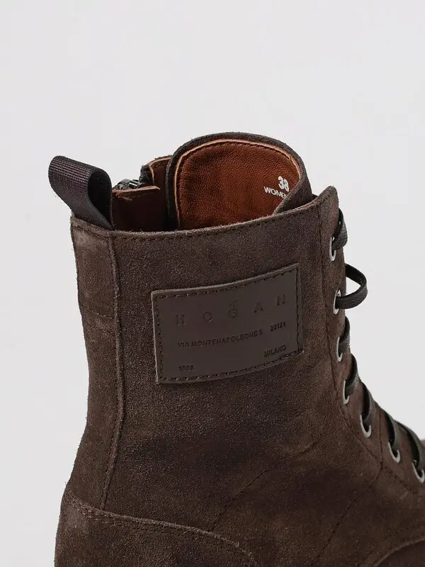 Hogan Lace-up Combat Boots