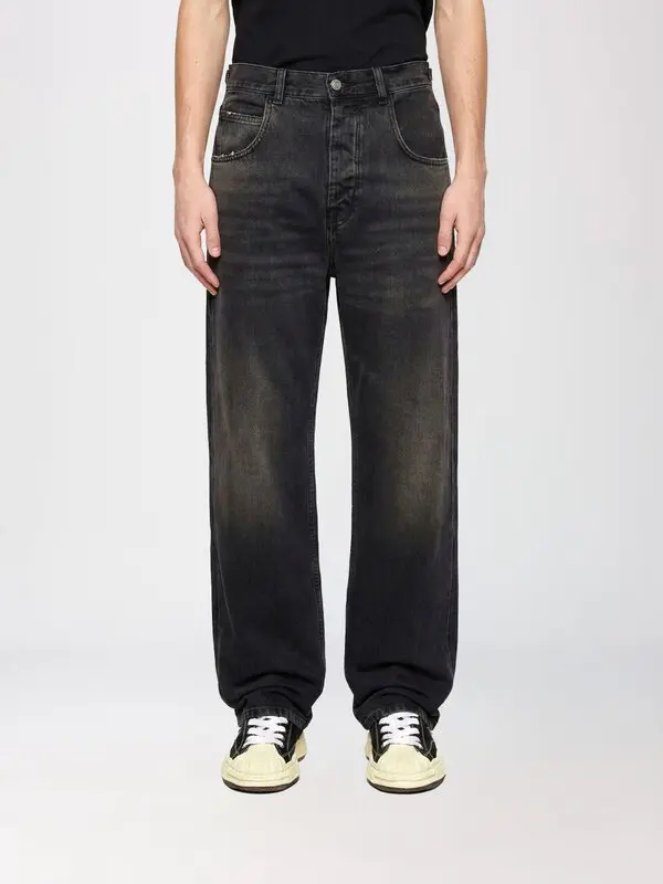 HAIKURE Cotton Denim Wide Leg Jeans