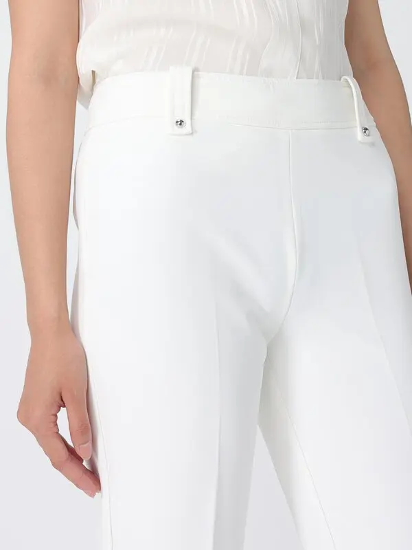 Liu Jo High-waisted Flared Crêpe Pants - Black