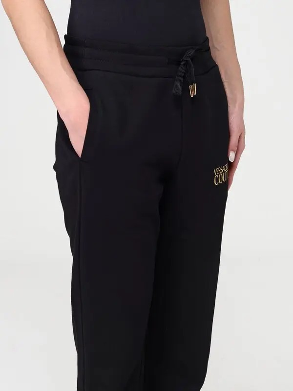 Versace Cotton Jogging Pants - Black