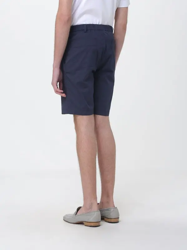 BROOKSFIELD Tailored Pleated Shorts - Blue