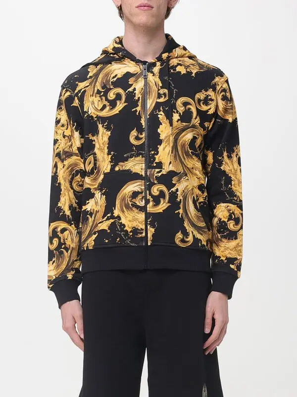 Versace Hoodie With Baroque Print