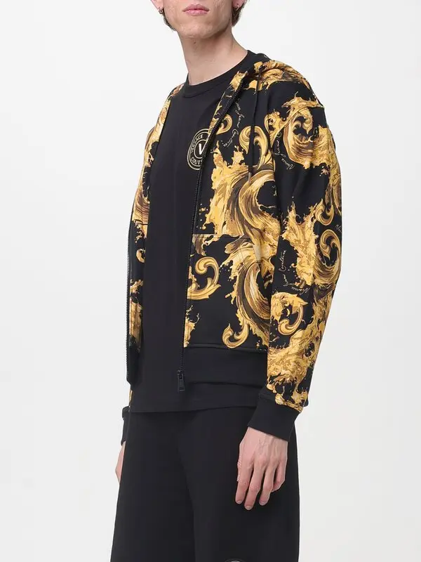 Versace Hoodie With Baroque Print