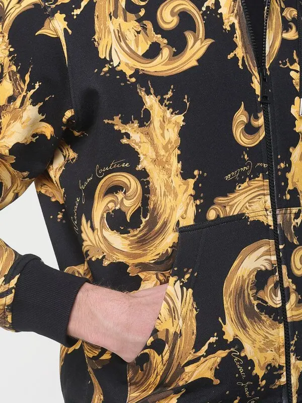 Versace Hoodie With Baroque Print