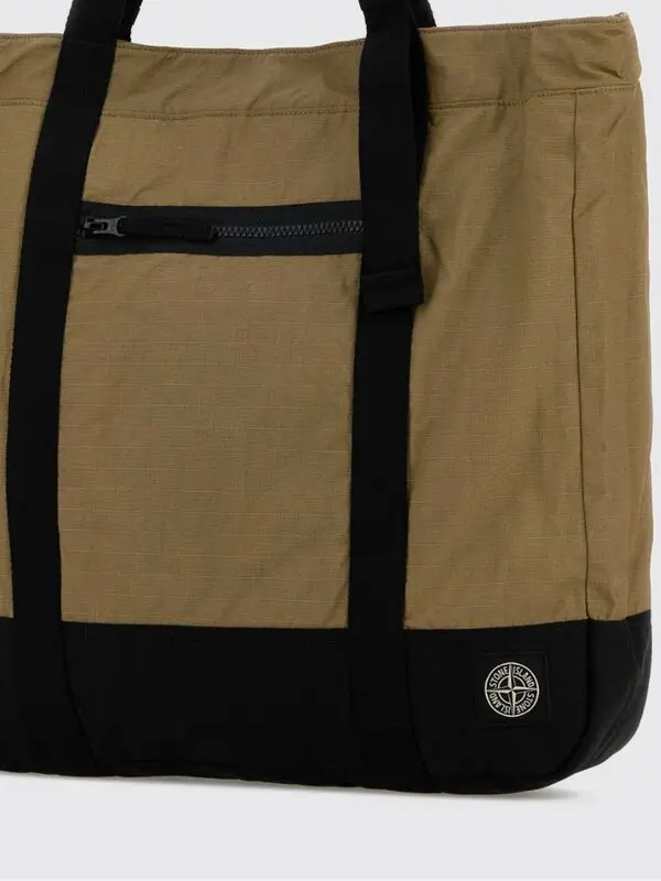 Stone Island Cotton Ripstop Tote Bag