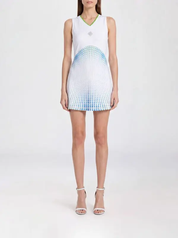 Casablanca Sleeveless V-neck Mini Dress
