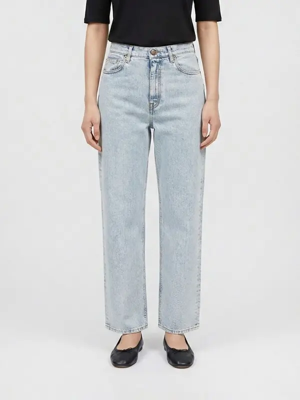 Fabiana Filippi Light Wash Distressed Jeans