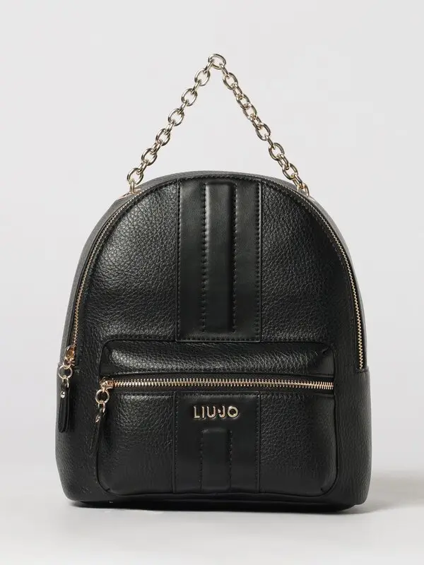 Liu Jo Faux Leather Backpack - Black