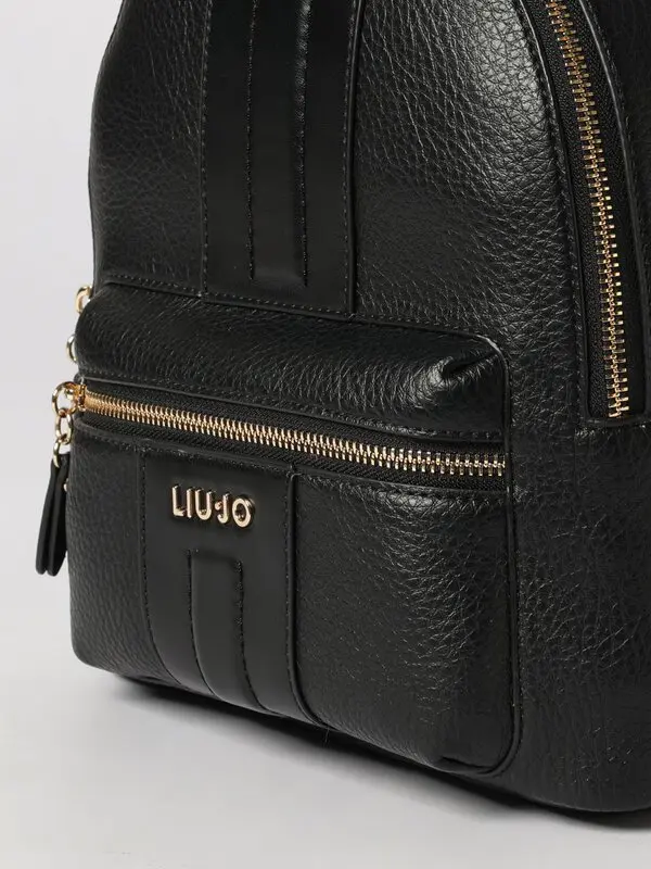 Liu Jo Faux Leather Backpack - Black