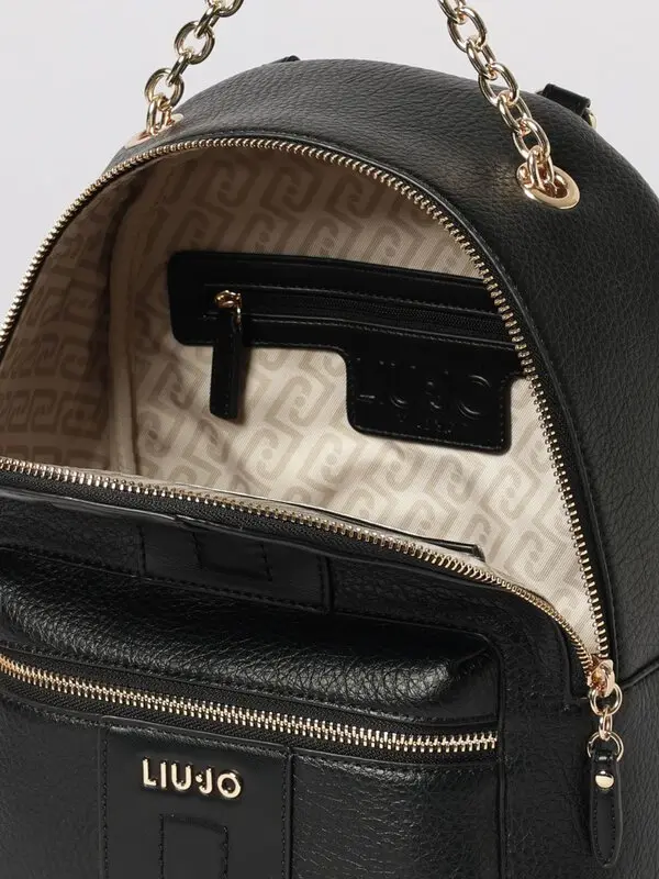 Liu Jo Faux Leather Backpack - Black