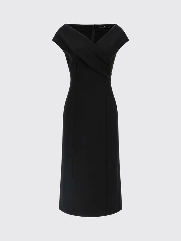 Ermanno Scervino Draped Off-shoulder Midi Dress