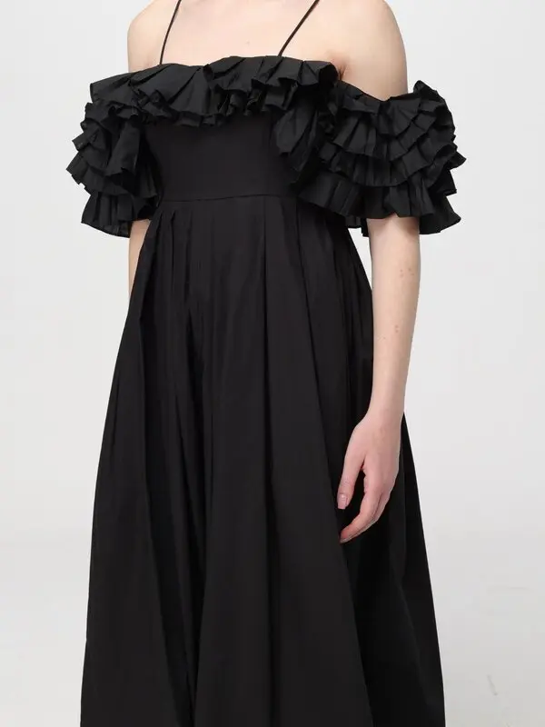 MEIMEIJ Ruffled Off-the-shoulder Midi Dress