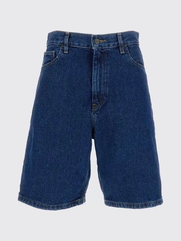 Carhartt Work In Progress Cotton Denim Shorts
