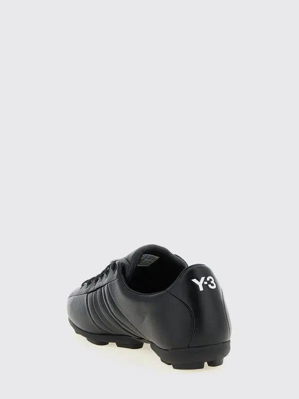 Y3 Leather Lace-up Sneakers