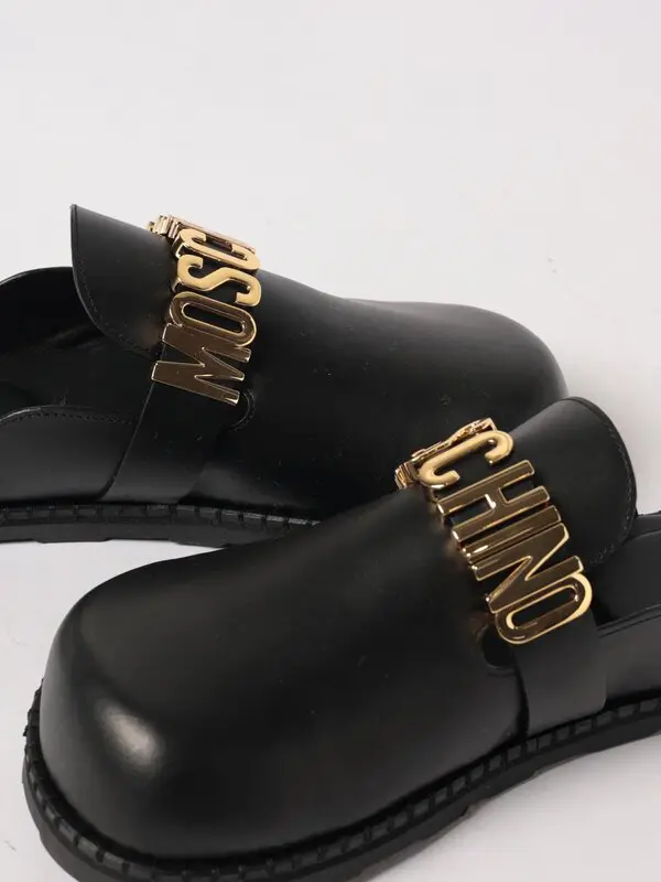 Moschino Leather Mules
